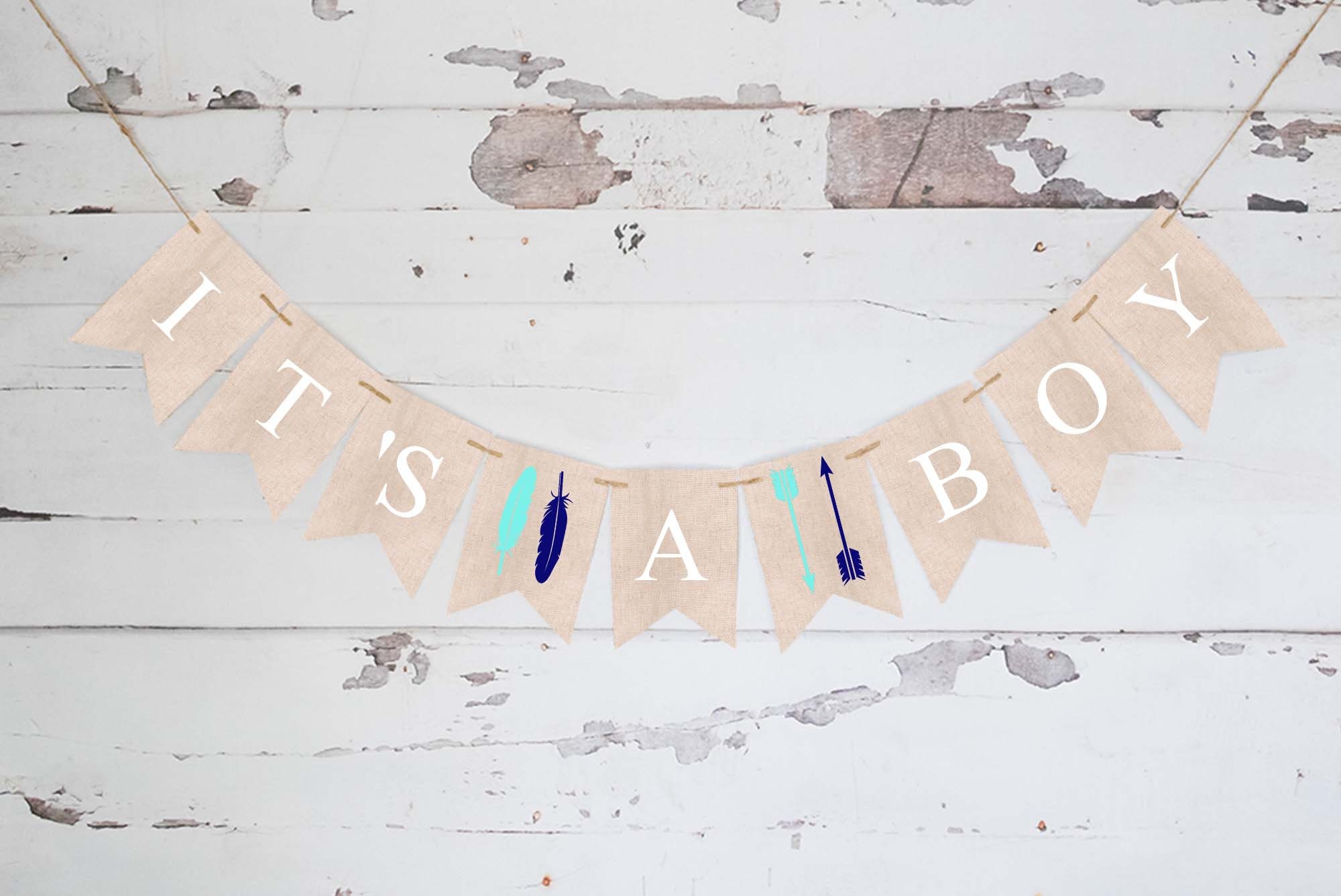 Tribal Baby Shower, Arrow Baby Shower Decoration, It's A Boy, Aztec ...