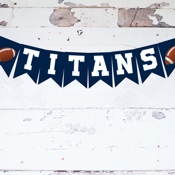 Titans Banner - Etsy
