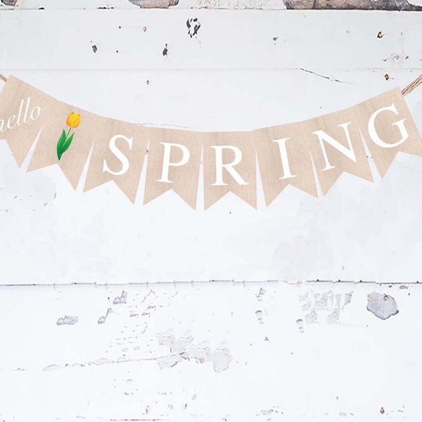 Spring Banner - Etsy