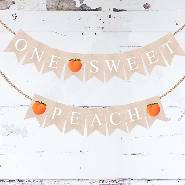 One Sweet Peach Birthday - Etsy