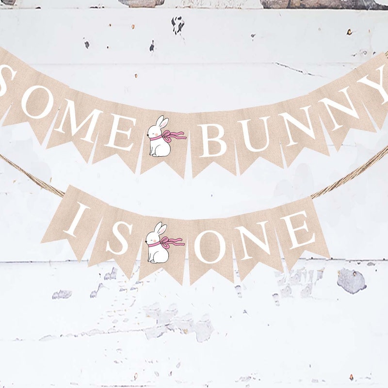 Bunny Banner - Etsy