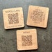 Custom Menu QR Code Sign | Wooden Business QR Display | Restaurant ...