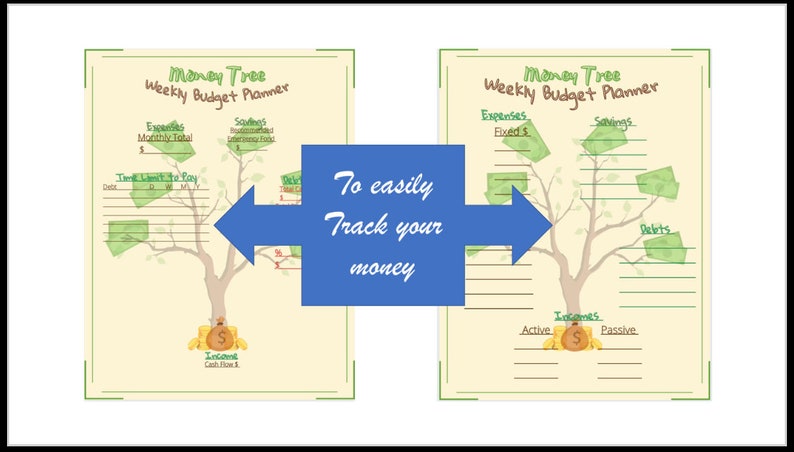 Money Tree Budget Planner - Etsy