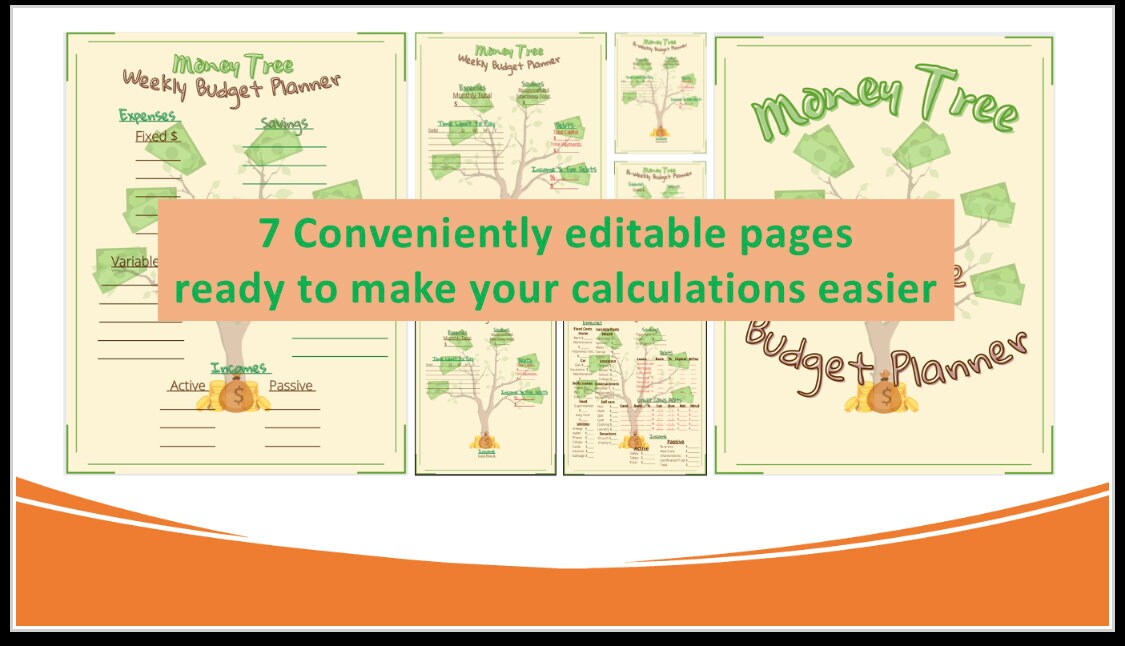 Money Tree Budget Planner - Etsy