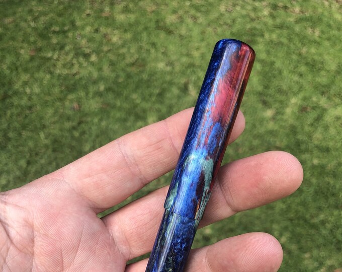 Scarlet Macaw Bespoke Fountain Pen | Kitless Fountain Pen | Handmade ...