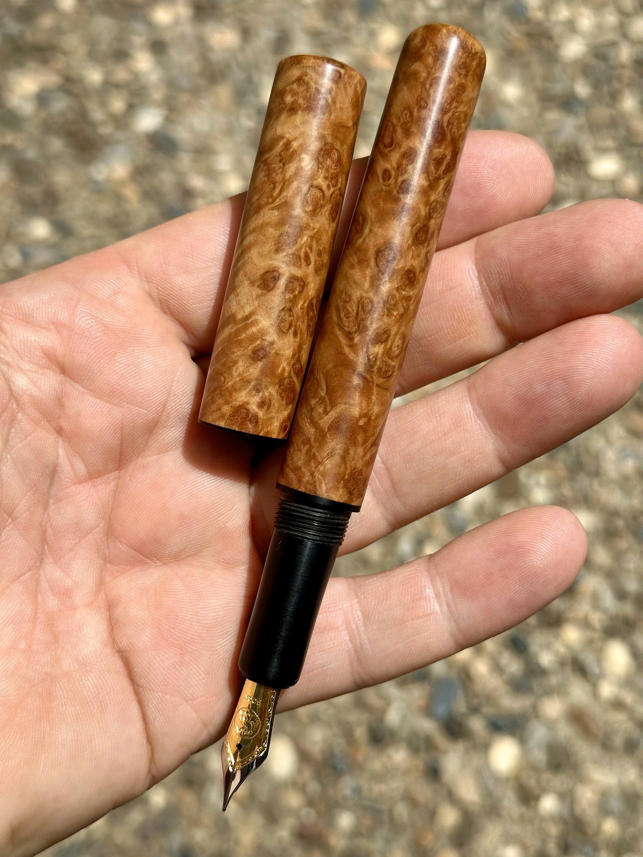 Rare York Gum Burl Bespoke Fountain Pen Kitless Fountain Pen Handmade ...