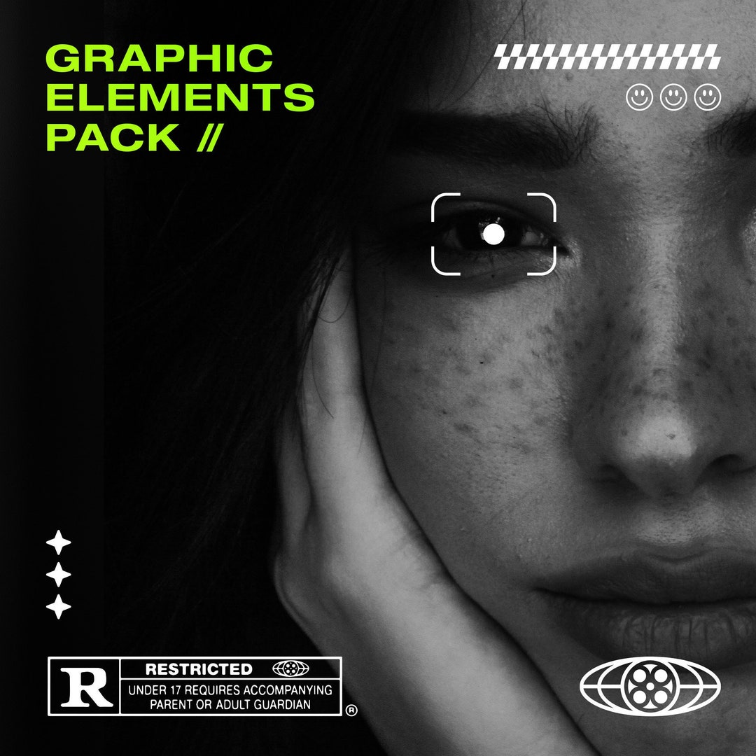 Graphic Elements (vector Pack) - Etsy