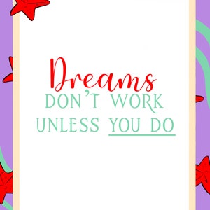 The Little Mermaid Growth Mindset Set of 4 Classroom Posters ...