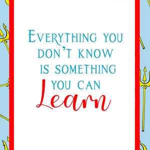 The Little Mermaid Growth Mindset Set of 4 Classroom Posters ...