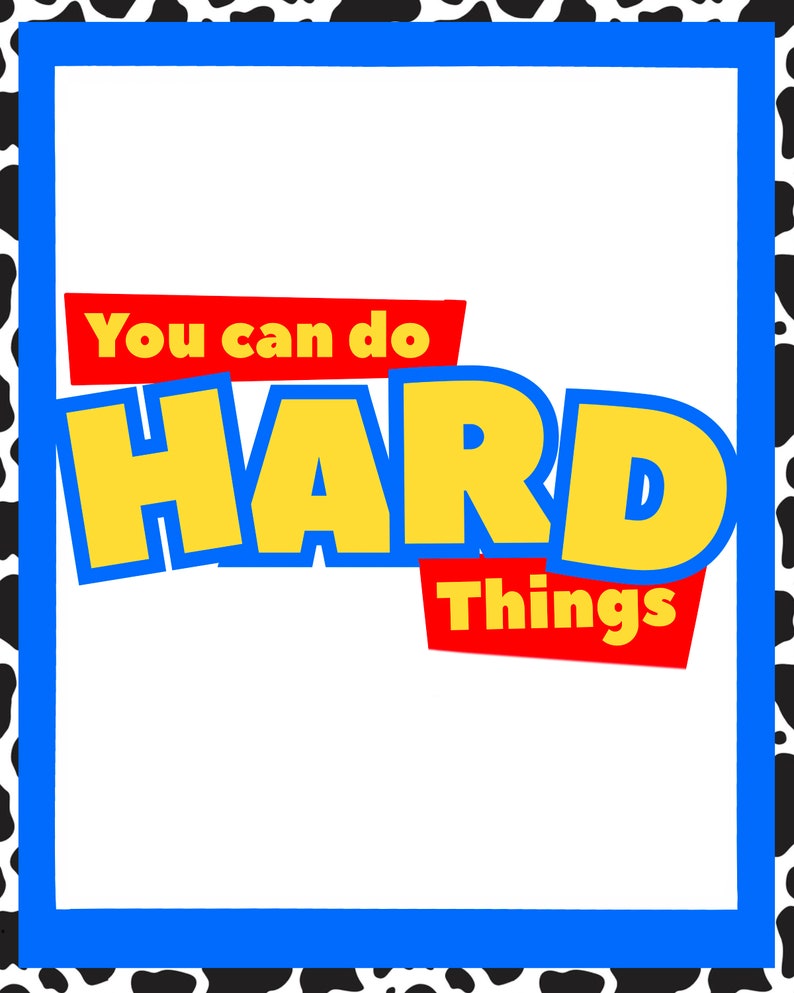 Toy Story Growth Mindset Set of 4 Classroom Posters, Homeschool ...