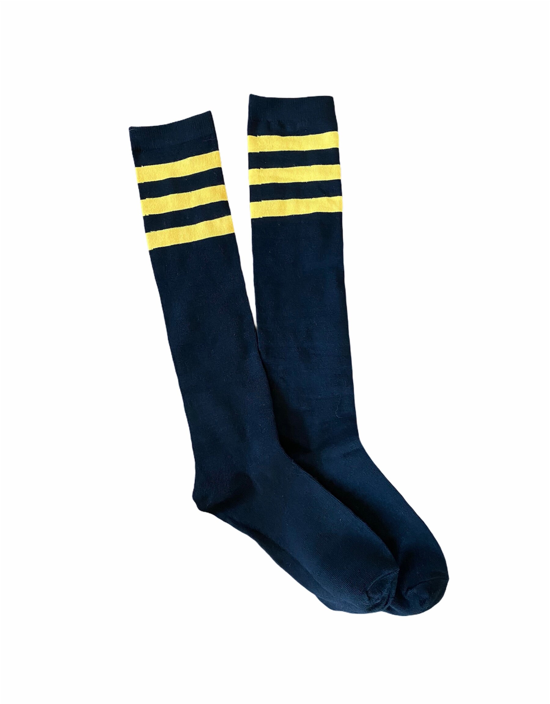 Womens 3 Stripes Tripe Stripes Casual Knee High Socks up to Knee ...