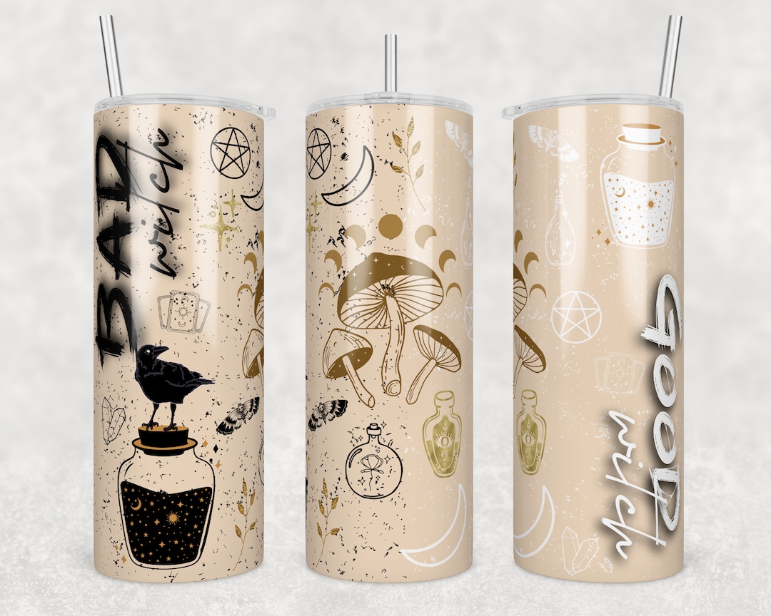 Good Witch, Bad Witch Tumbler, Halloween Tumbler, 20oz Tumbler, 30oz ...