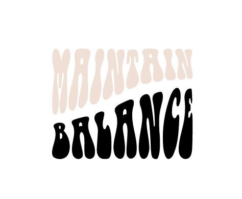 Maintain Balance Logo SVG for Cricut - Etsy