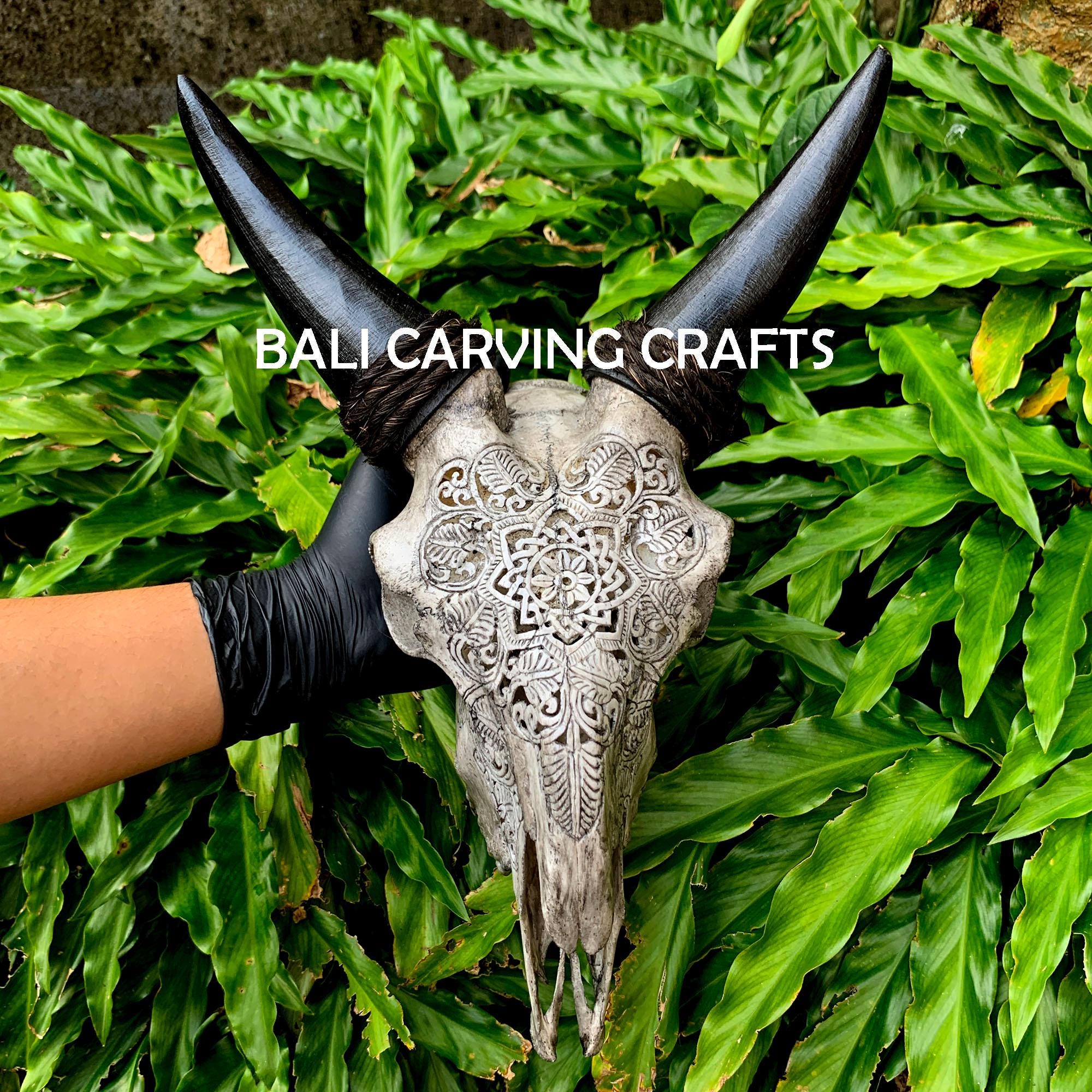 Goat Skull Carved, Original Goat Skull Carving - Etsy