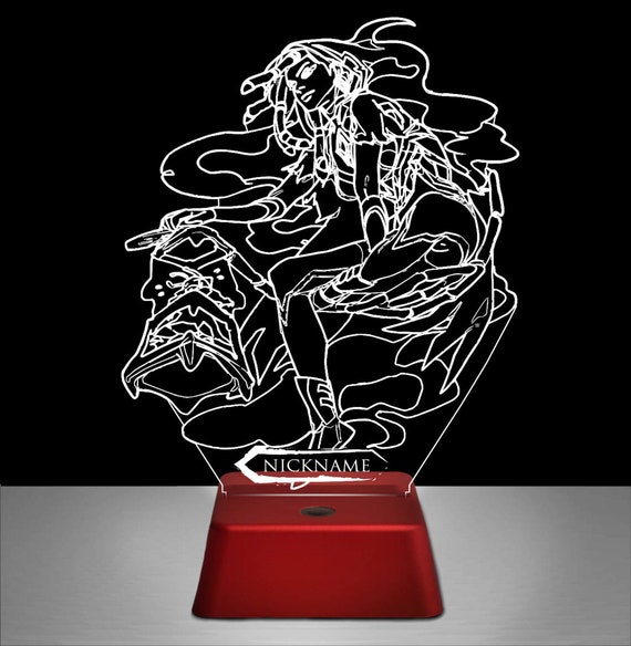 3D Led League of Legends. Personalised Lamp Gift. Night Light | Etsy