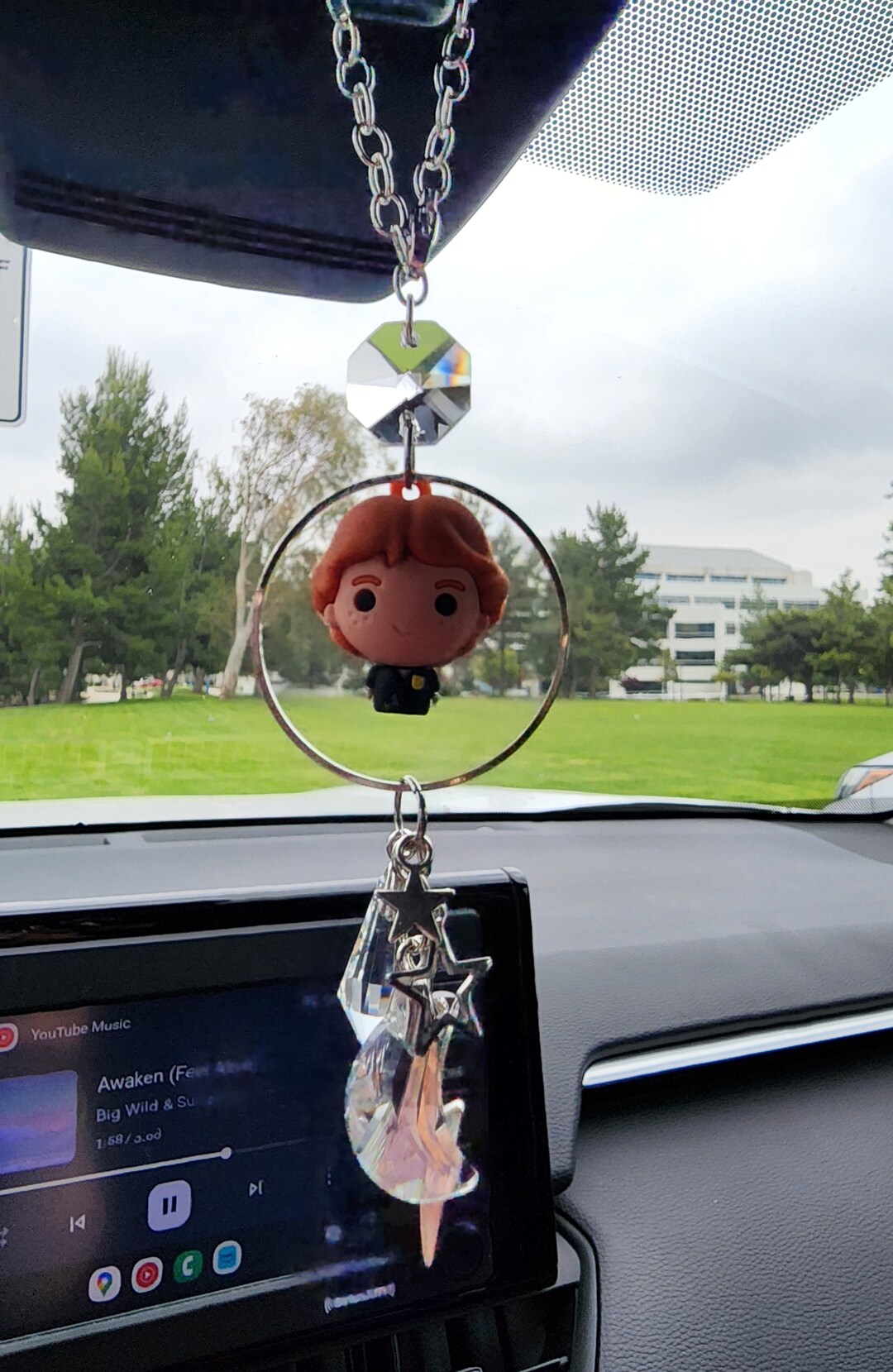 Ron Weasley Harry Potter Car Charm: Lightning Bolt, Car Décor, Rear ...