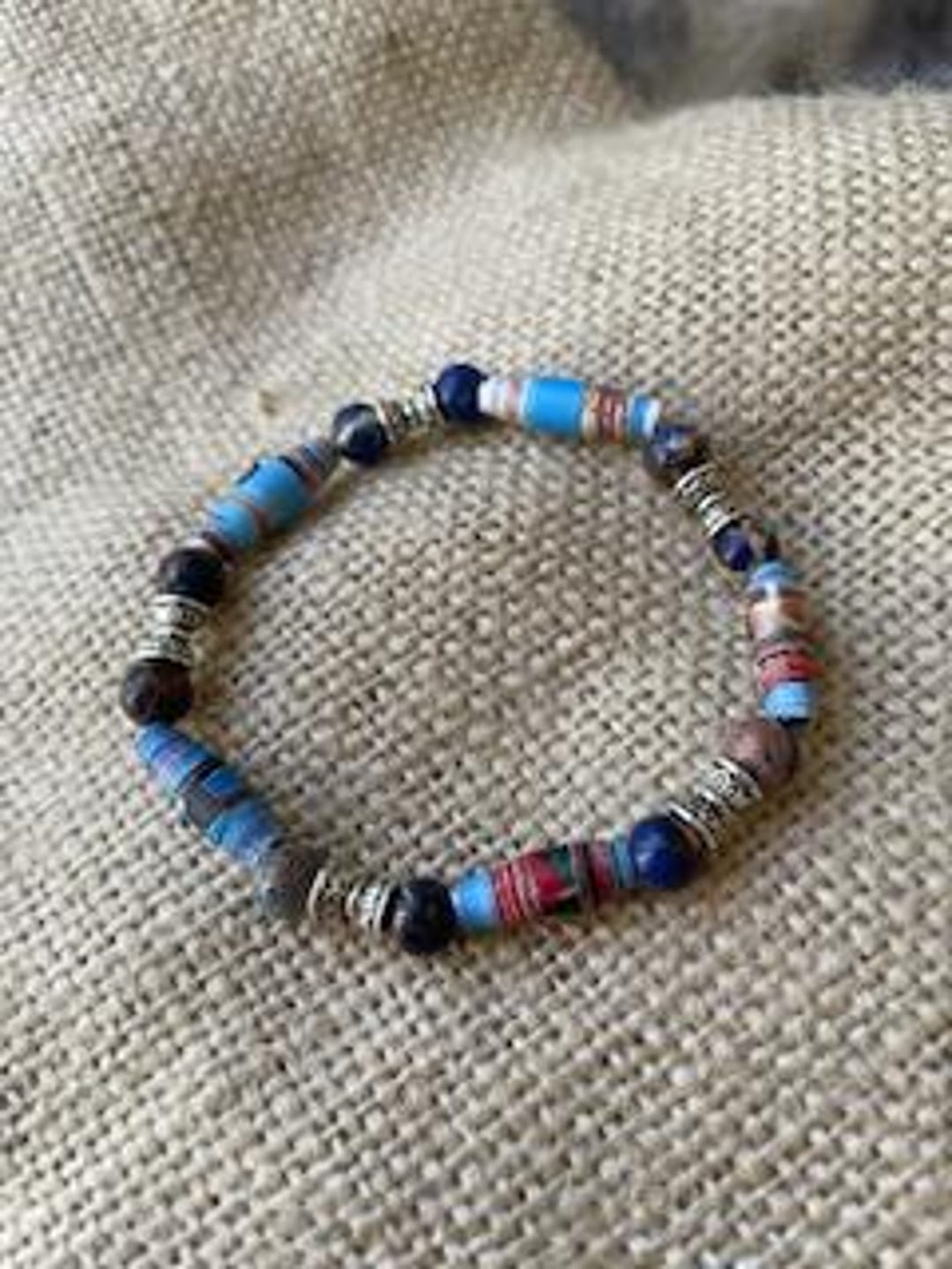 Bracelet Made From National Geographic Magazines, Size 7 - Etsy