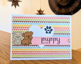 Puppy Love Card - Etsy