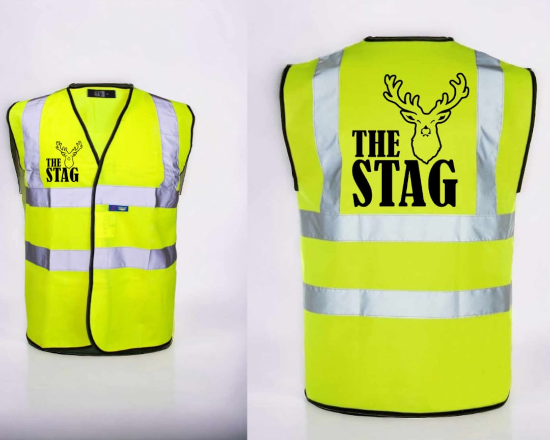 Personalised High Visibility Vests | Funny Stag Do Party Outfit | Vis ...