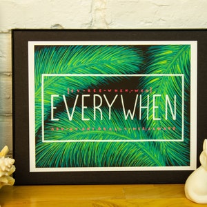 Chalk Art, Fun Words, Palm Tree Leaves, Everywhen, Chalkboard Art ...