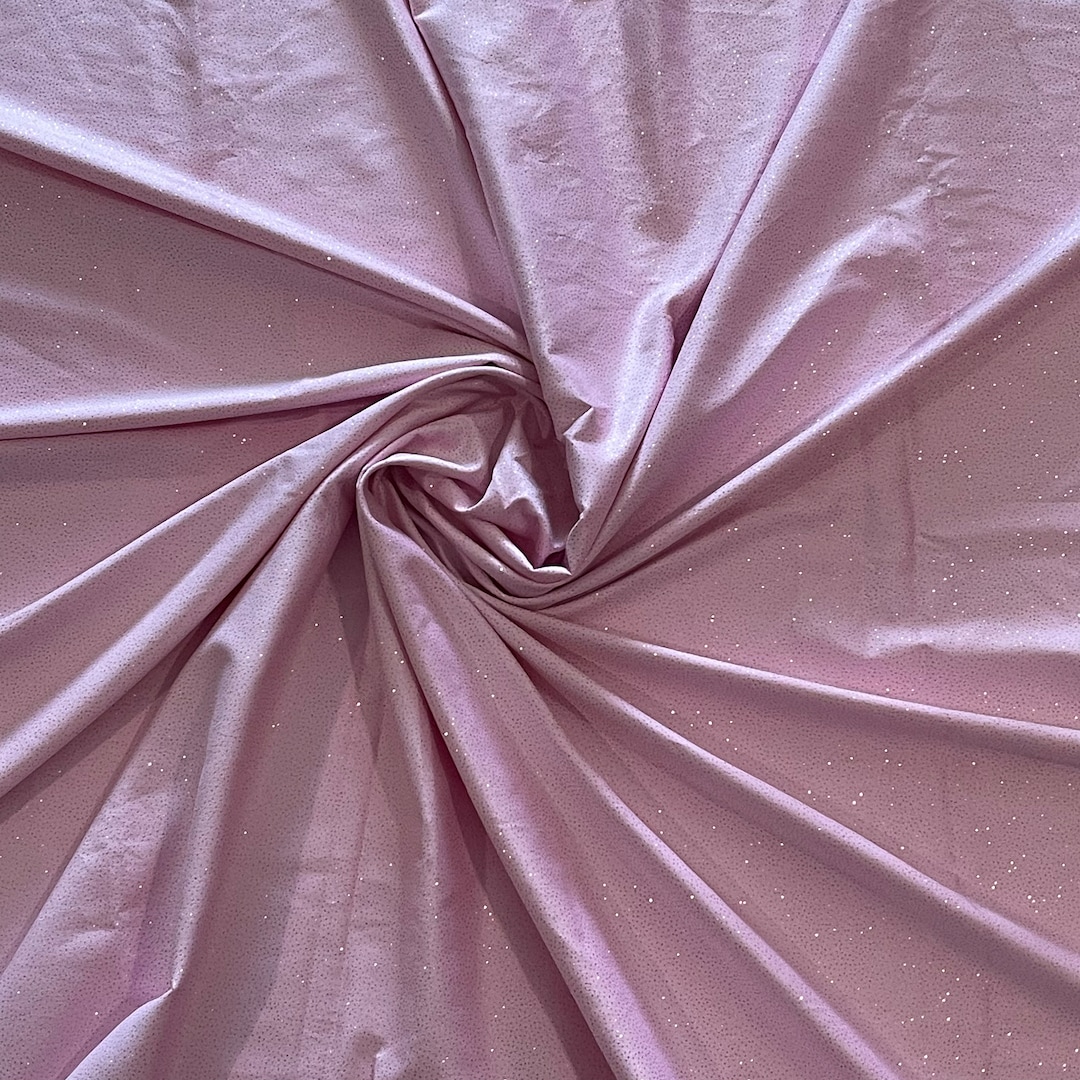 Light Pink Shiny Embellished Satin Classic Fabric - by the Yard - Etsy