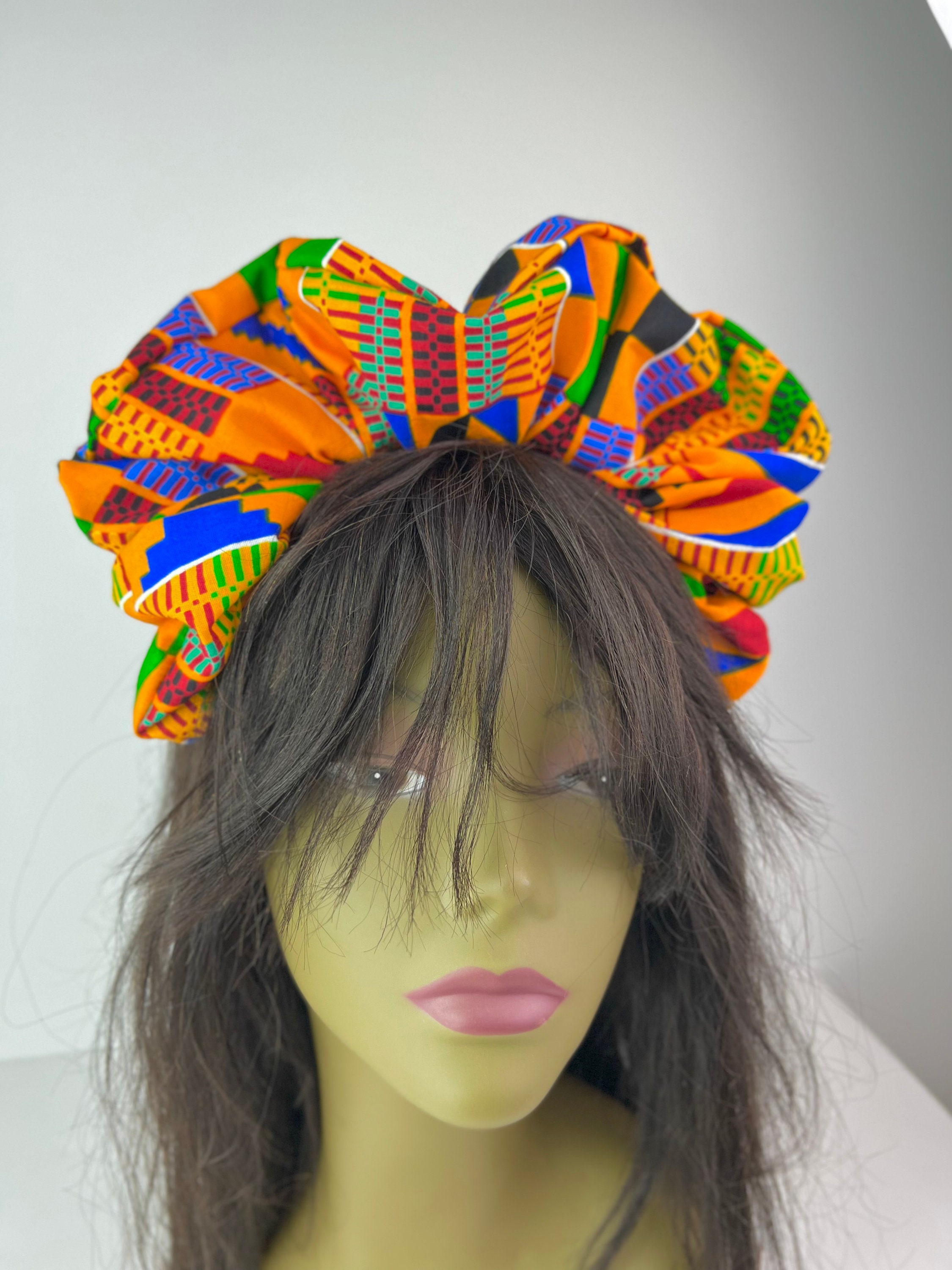 African Print Ankara Kente Tribal Print Multicolor Jumbo Cotton ...