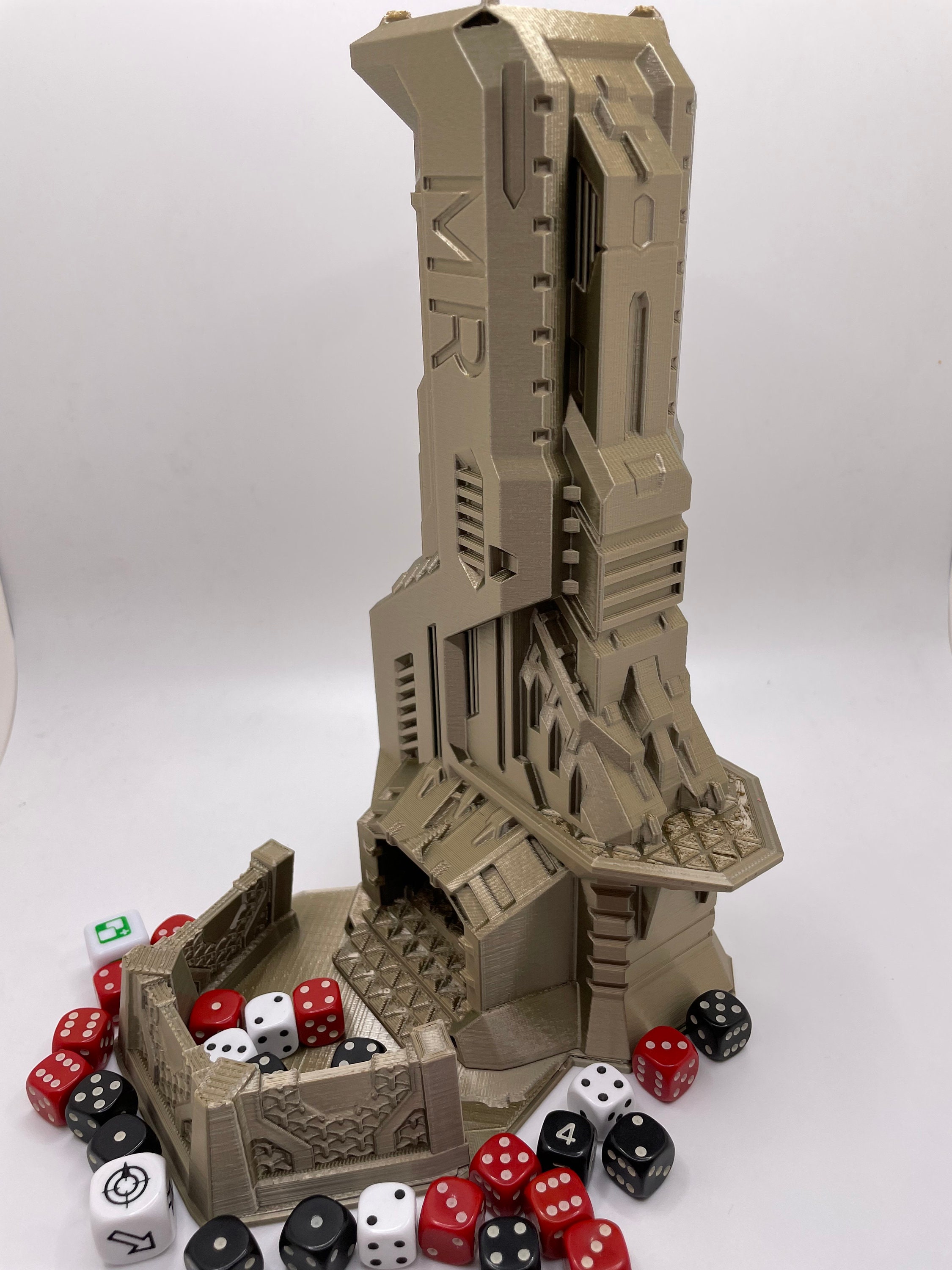 The Control Tower 3D Printed Dice Roller Mythic Roll Compatible With ...