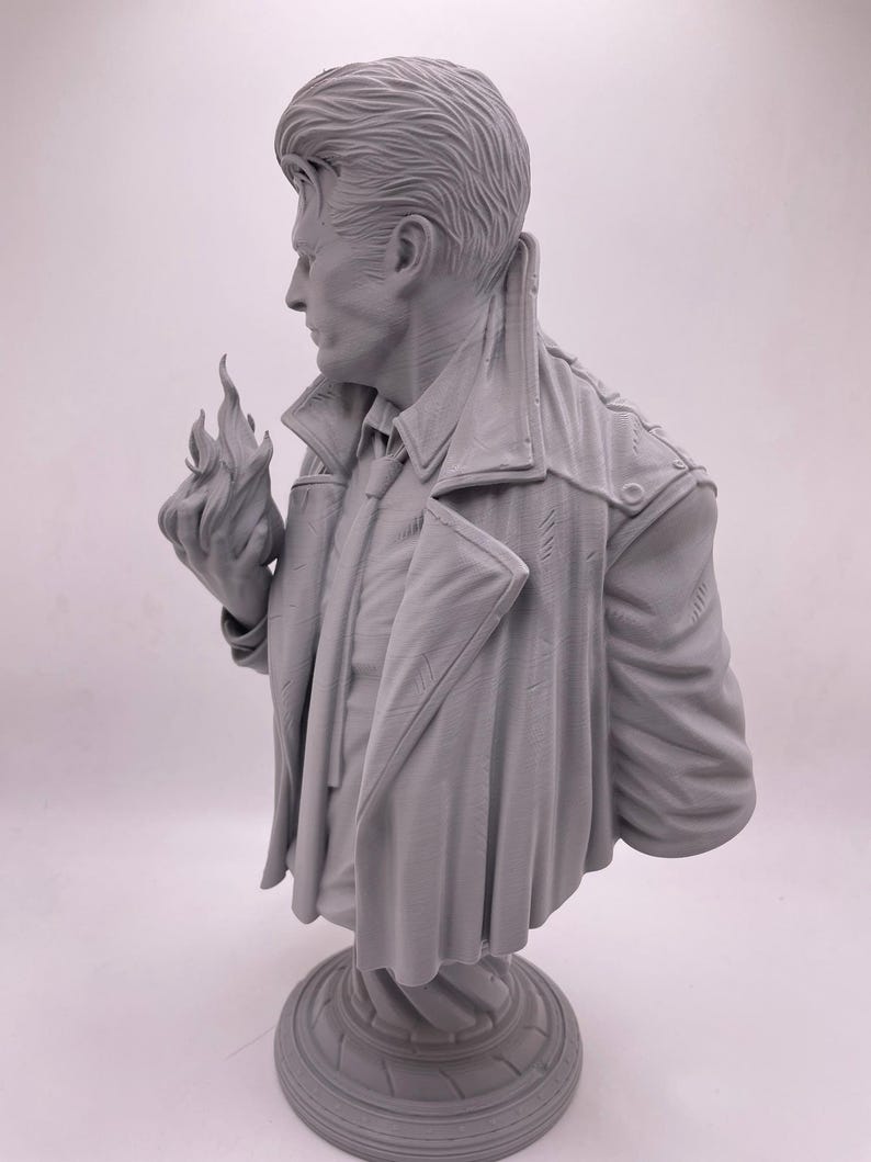 John Constantine | Hellblazer | Fan Art | Sculpture | Statue - Etsy