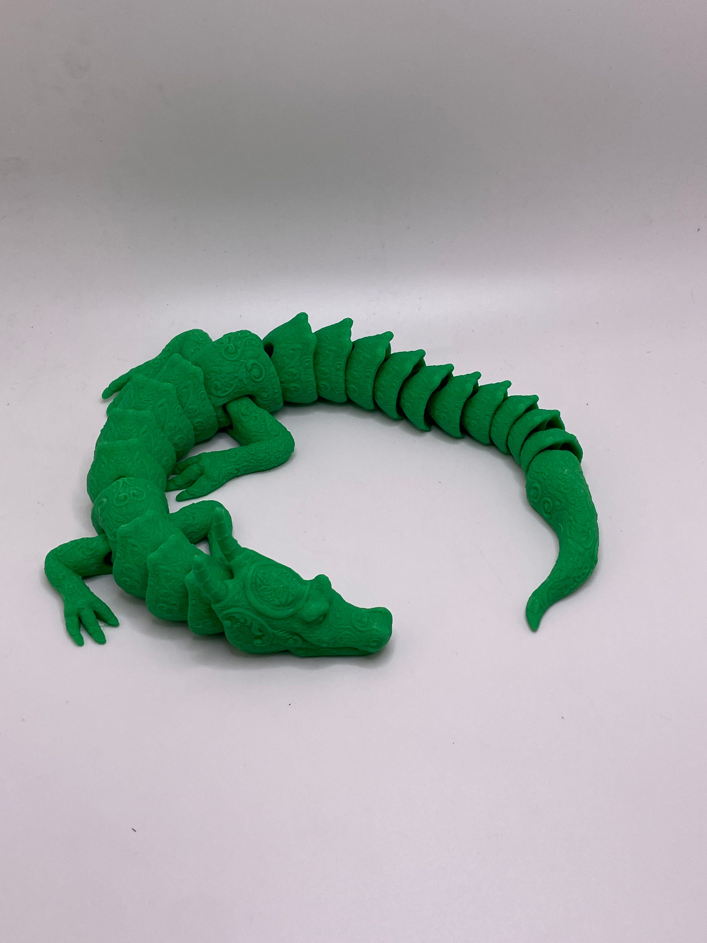 Deluxe Articulated Dragon 3D Printed Fidget Toy Hex3d Design - Etsy