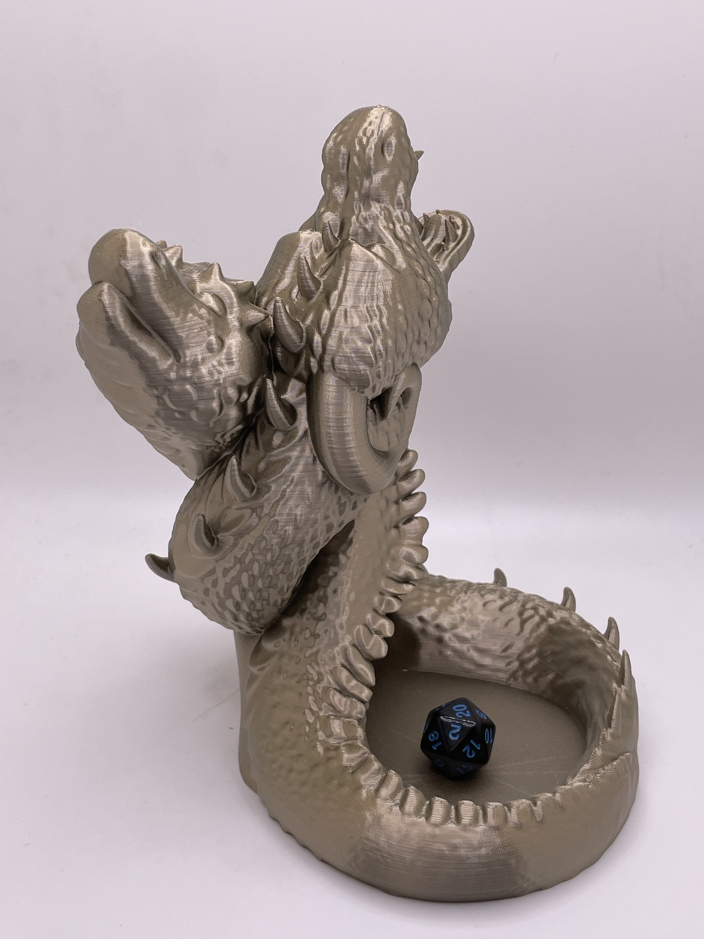 Twin Dragons Dice Tower 3D Printed Dice Roller Compatible - Etsy