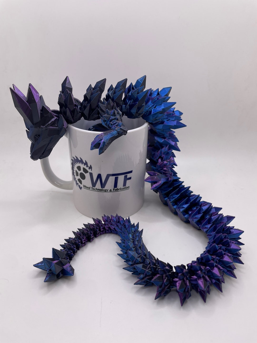 Crystal Dragon | 3D Printed Fidget Toy | Sensory Toy - Etsy