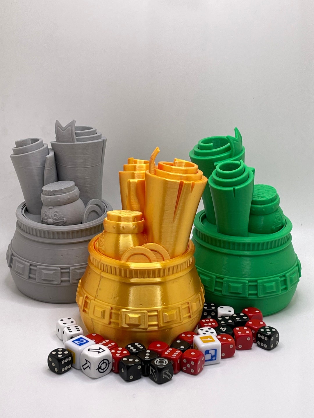 The Merchant Dice Vault | Stash Box | 3D Printed | Ars Moriendi 3D ...