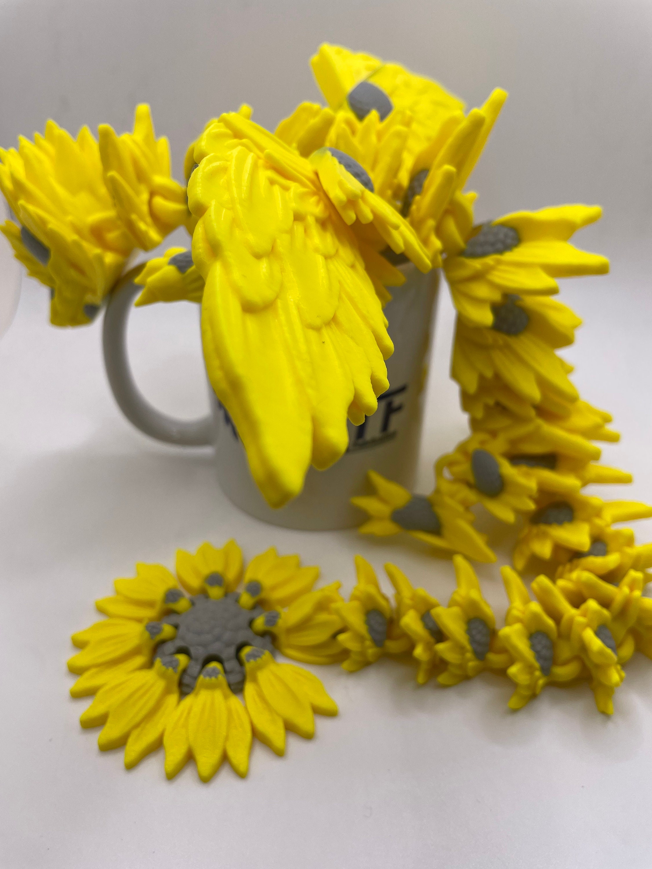 Sunflower Dragon | 3D Printed Fidget Toy | Sensory Toy - Etsy