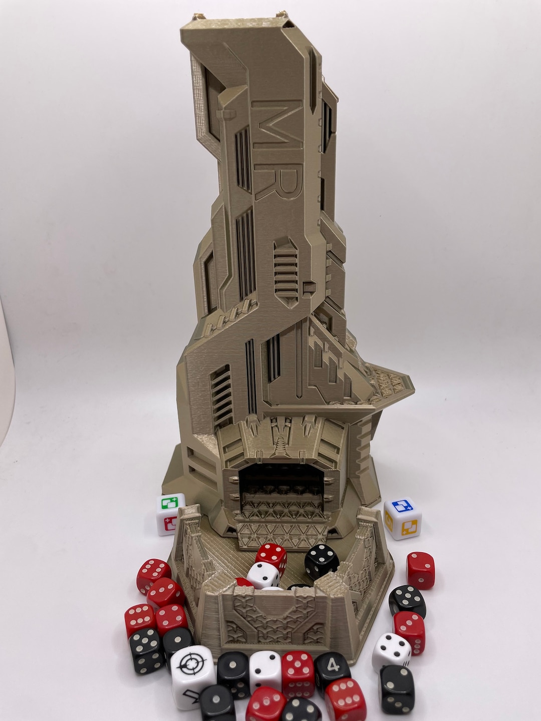 The Control Tower | 3D Printed Dice Roller | Mythic Roll | Compatible ...