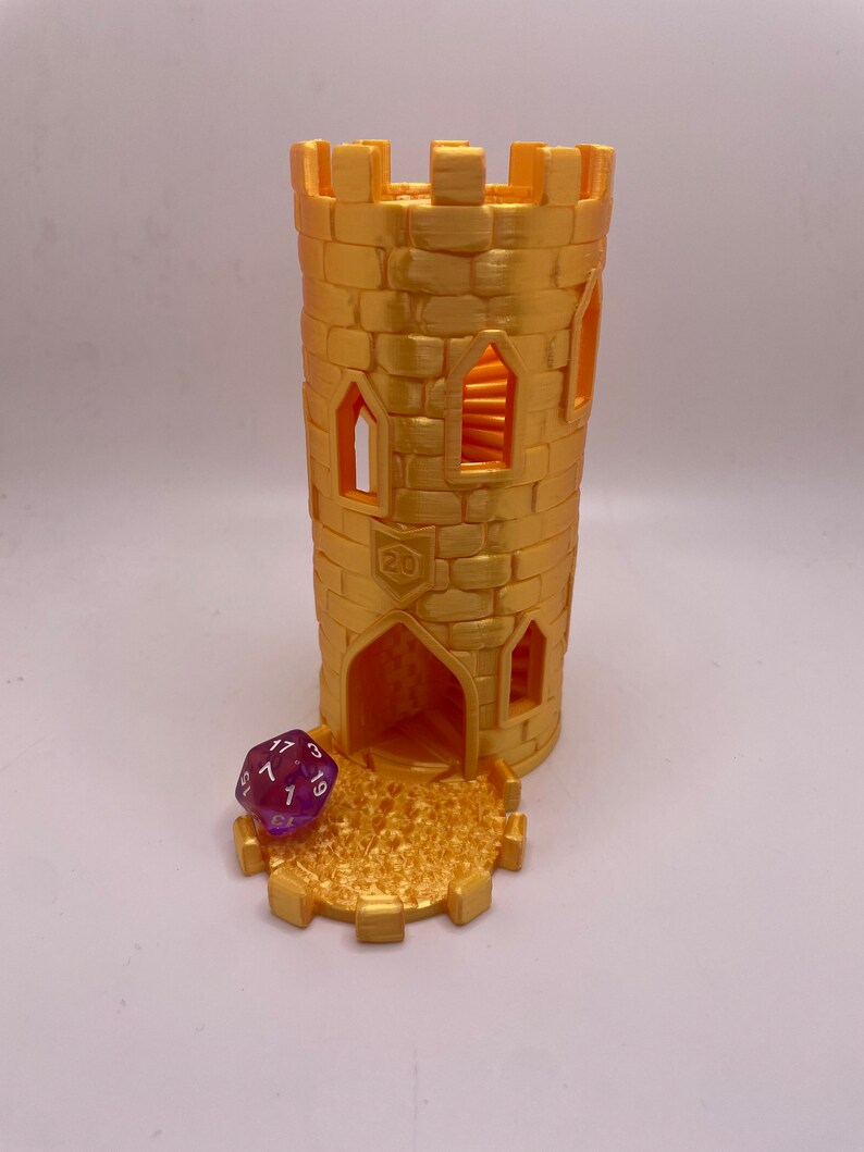 Castle Dice Tower 3D Printed Dice Roller Compatible With - Etsy