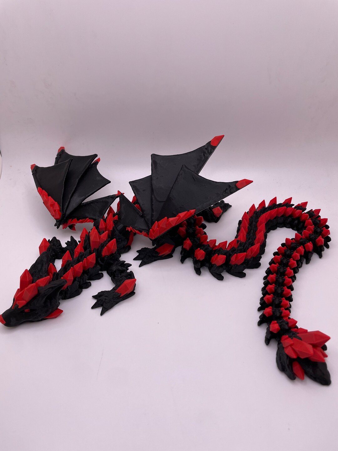 Crystal Wolf Wing Dragon 3D Printed Fidget Toy Sensory Toy - Etsy