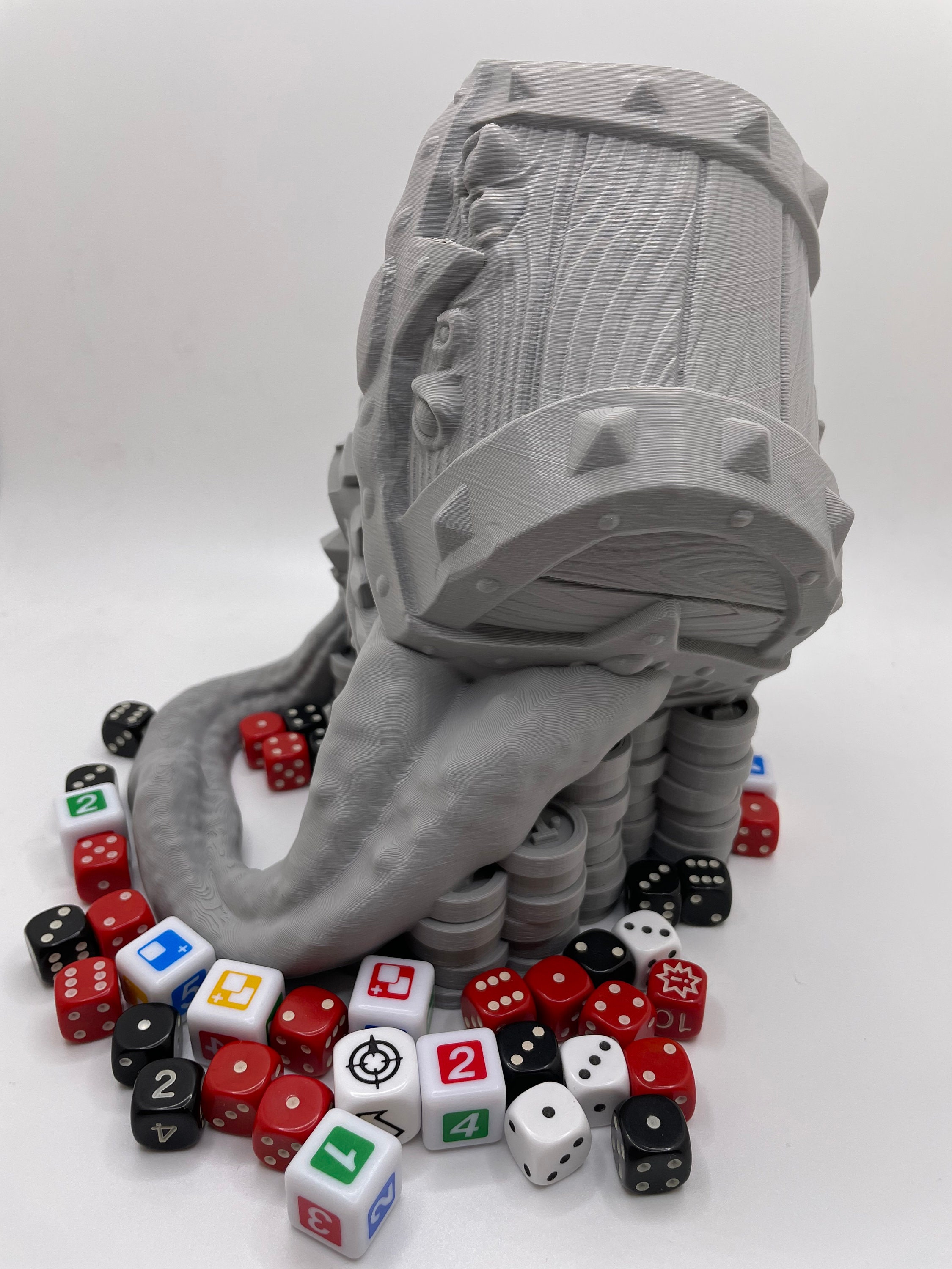 Mimic Dice Tower | 3D Printed Dice Roller | Compatible With Dungeons ...