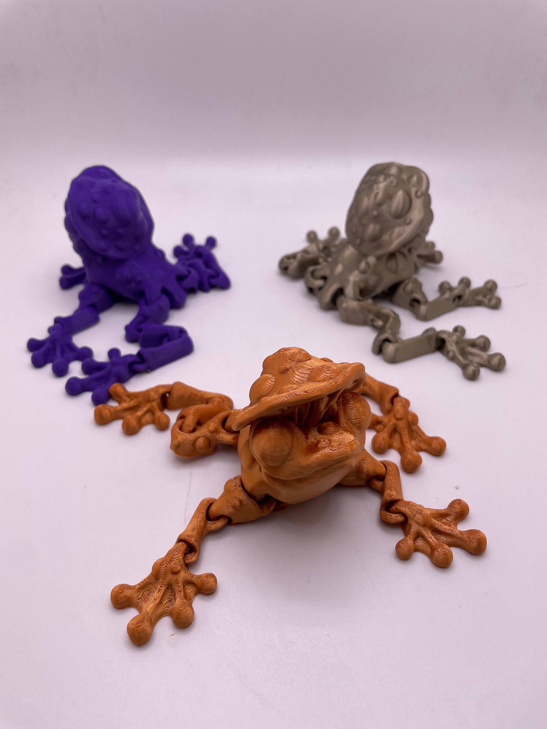 Mushroom Frog 3D Printed Fidget Toy Sensory Toy - Etsy