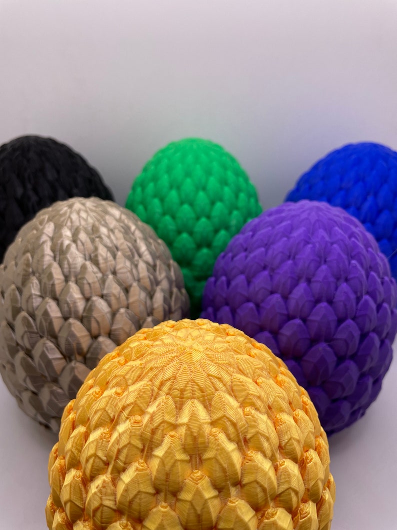 Dragon Scale Egg | Crystal Dragon | Sensory Toy | 3D Printed Fidget Toy ...