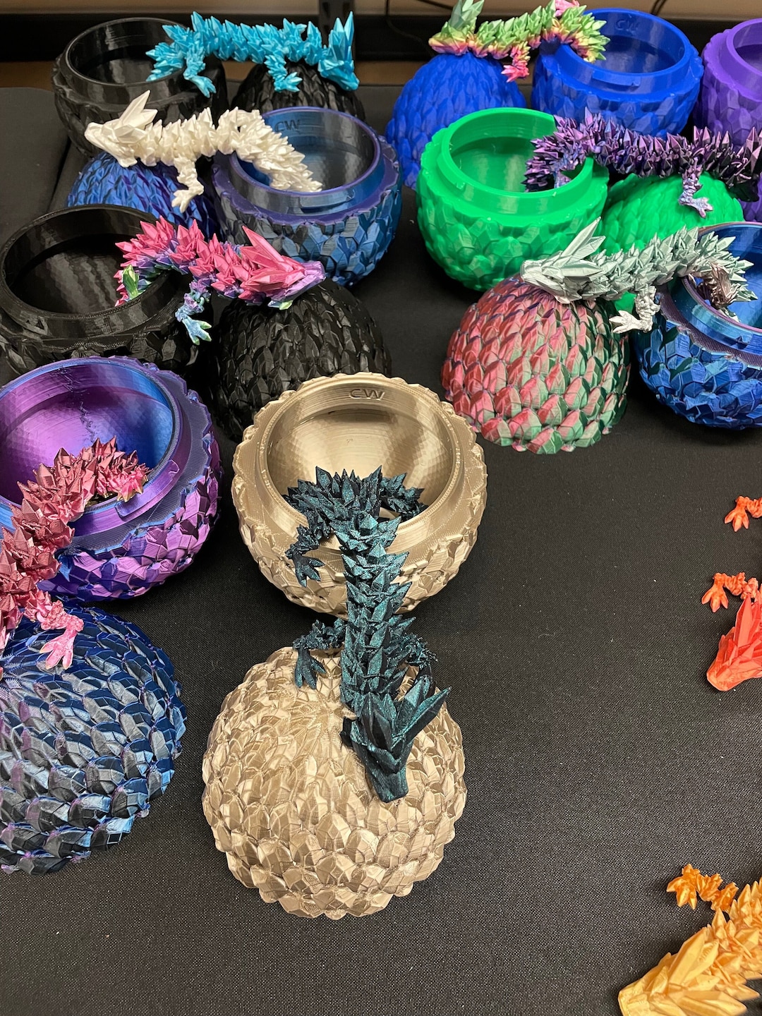 Dragon Scale Egg | Crystal Dragon | Sensory Toy | 3D Printed Fidget Toy ...
