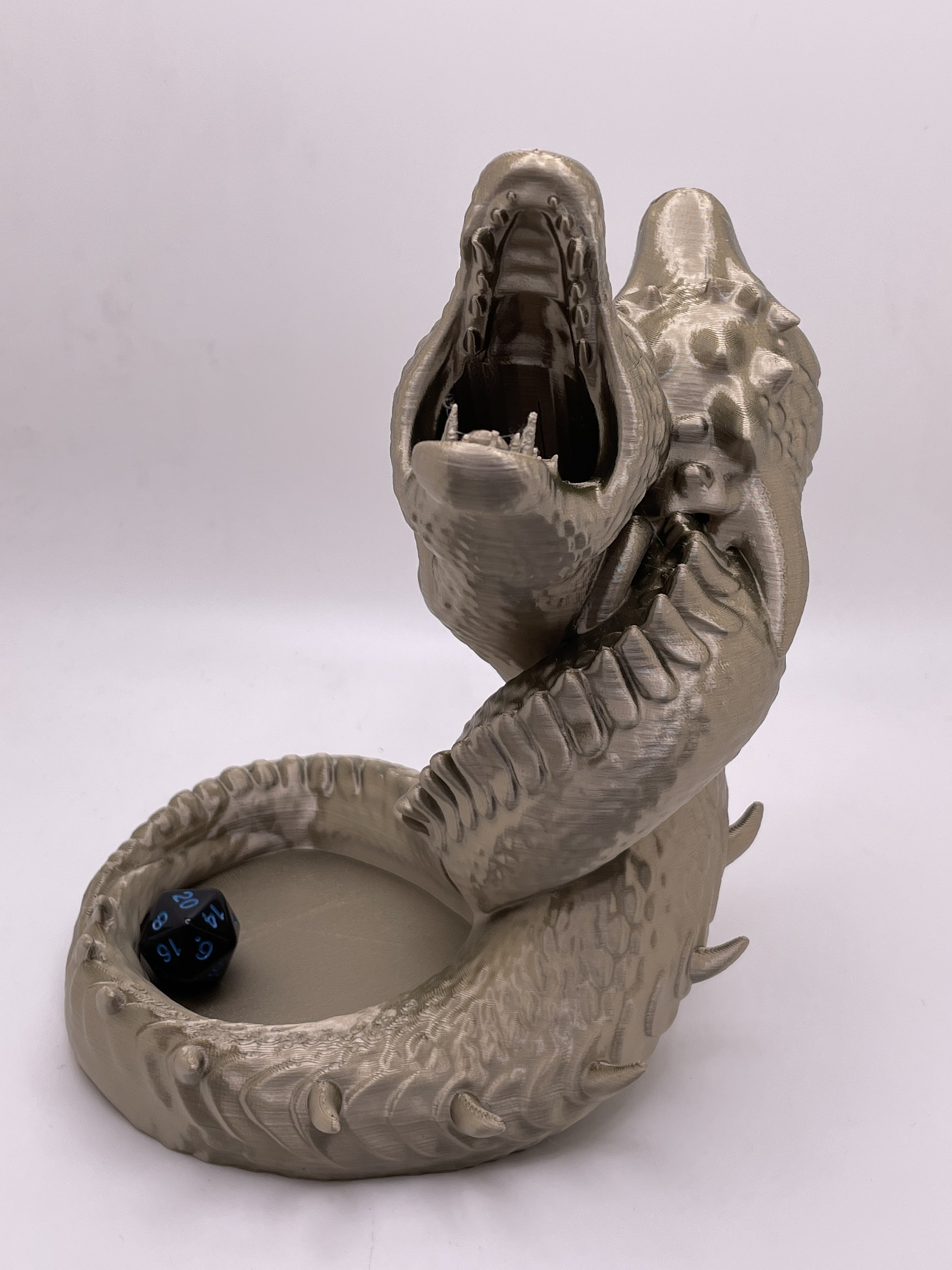 Twin Dragons Dice Tower 3D Printed Dice Roller Compatible - Etsy