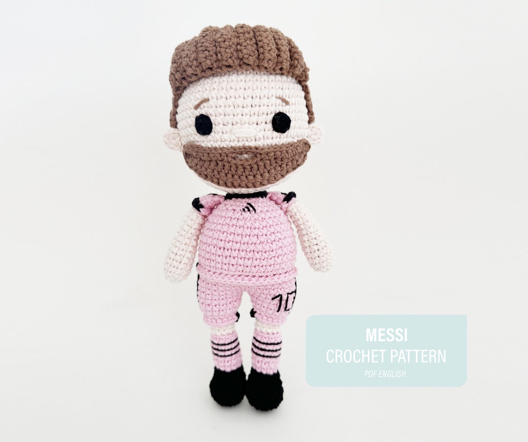 Buy Lionel Messi inter Miami Crochet Pattern Online in India - Etsy