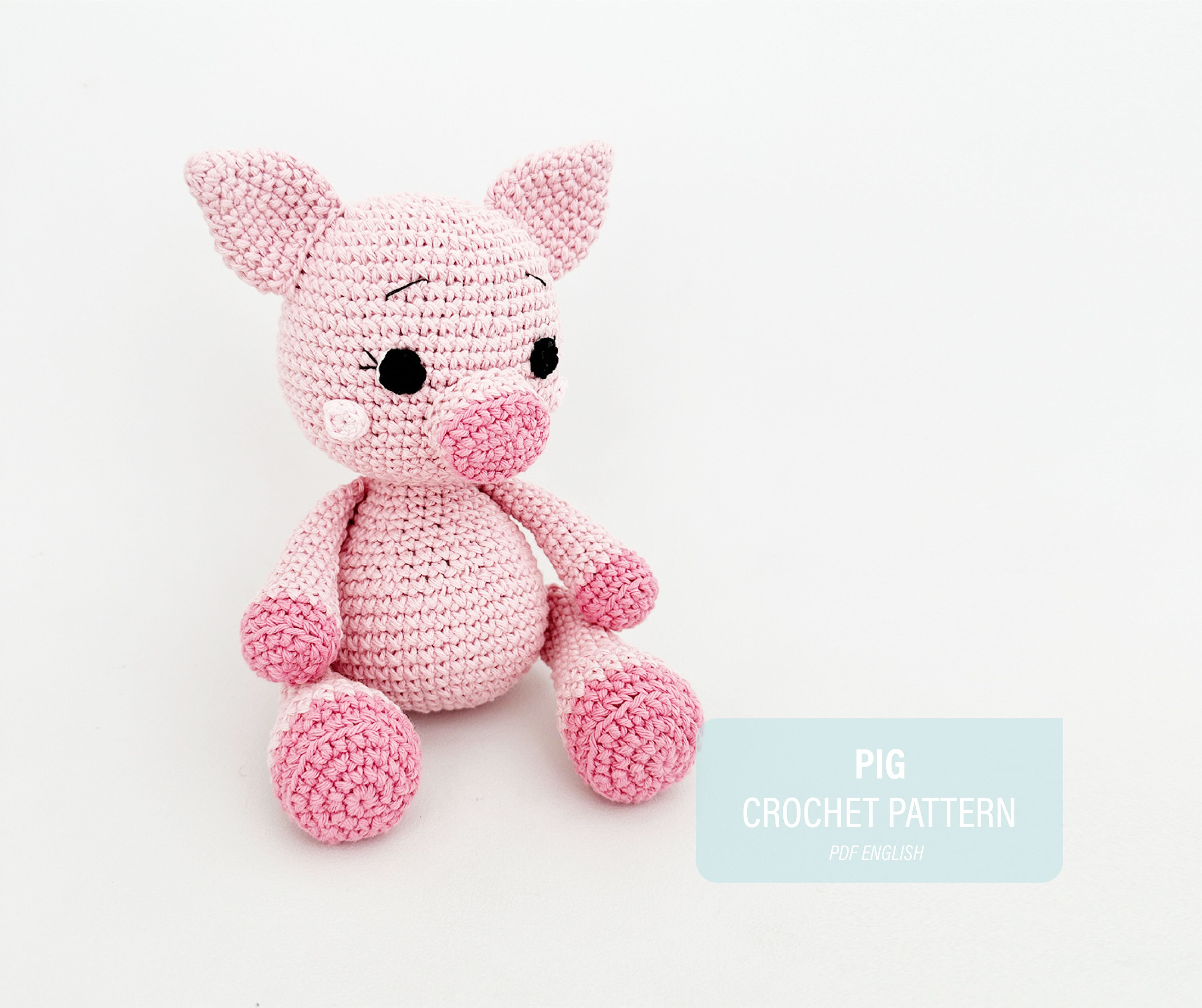 Pig Crochet Pattern - Etsy