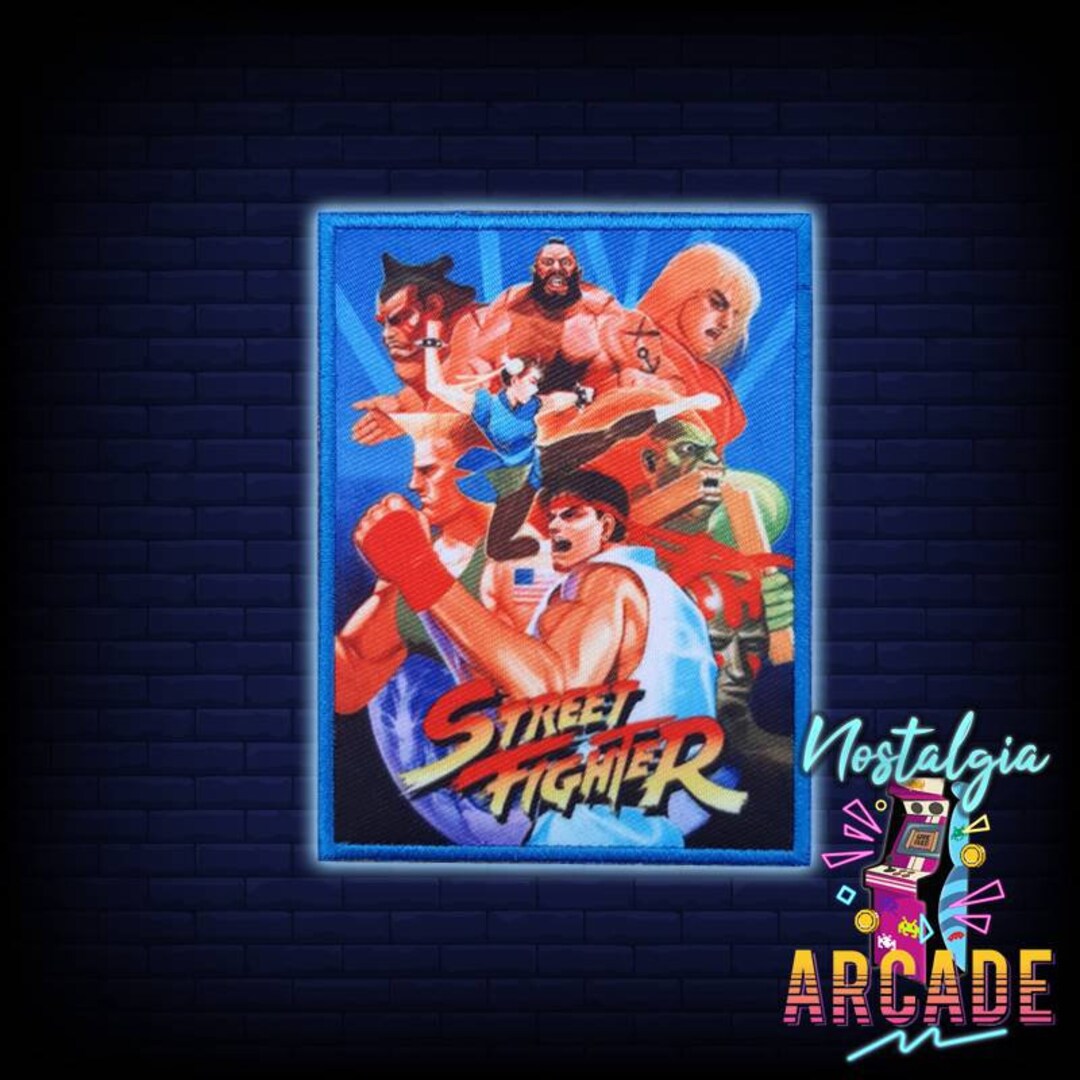 Street Fighter Printed Retro Gaming Patch Nintendo - Etsy