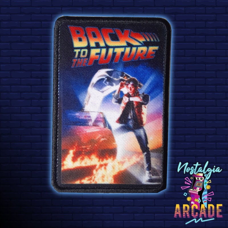 Back to the Future Retro Movie Patch Iron on Synthwave 80s - Etsy