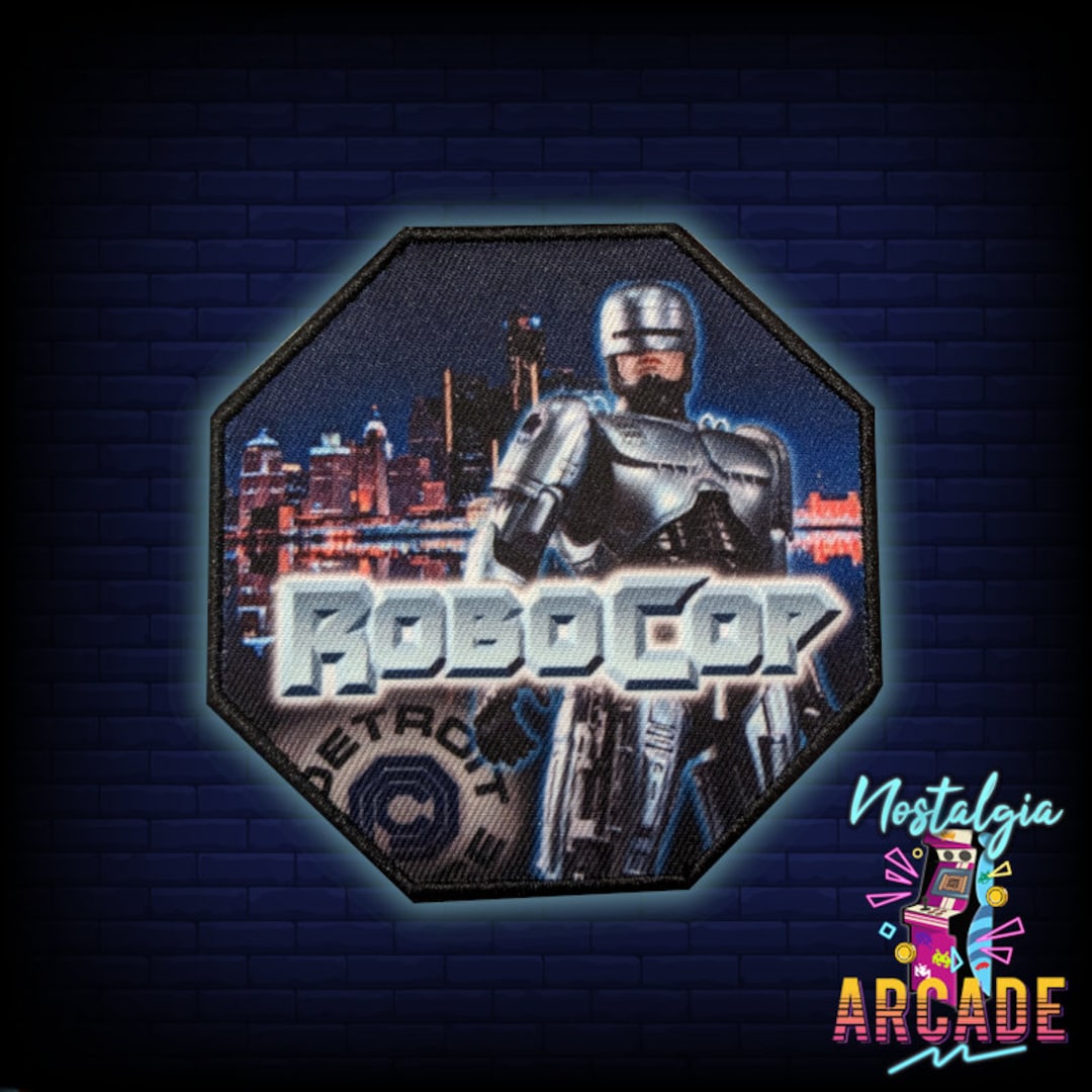 Robocop Retro Film Movie Patch Iron on Synthwave 80s - Etsy