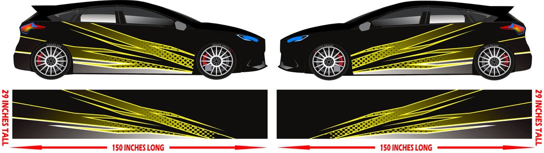 58 Sour Lemon Race Car Side Wrap Laminated Print Modified Late Model ...