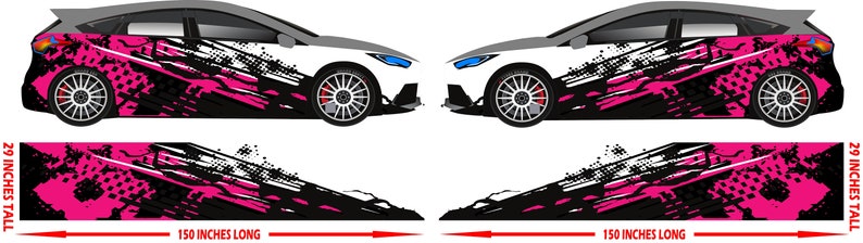 10 X Stream Race Car Side Wrap Laminated Print Modified Late Model ...