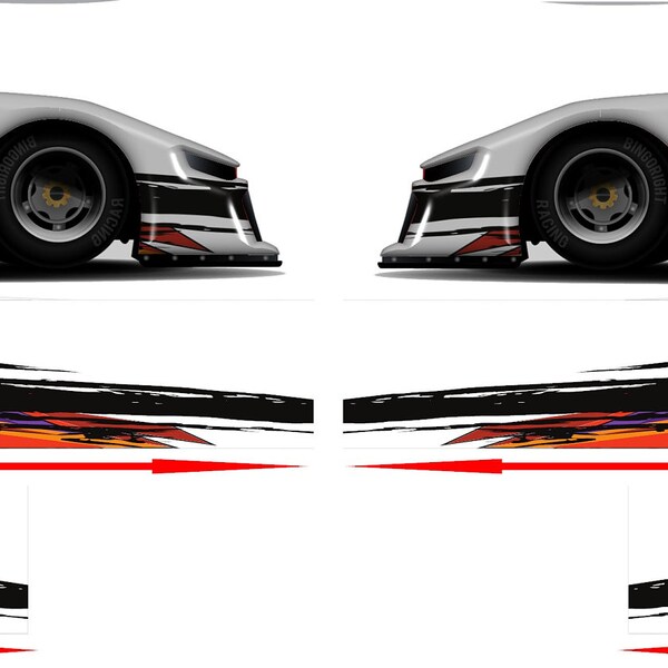 Racecar Street Stock Wrap - Etsy