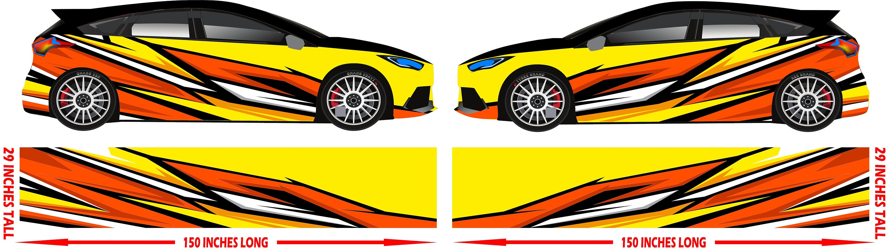 35 Desert Storm Race Car Side Wrap Laminated Print Modified Late Model ...